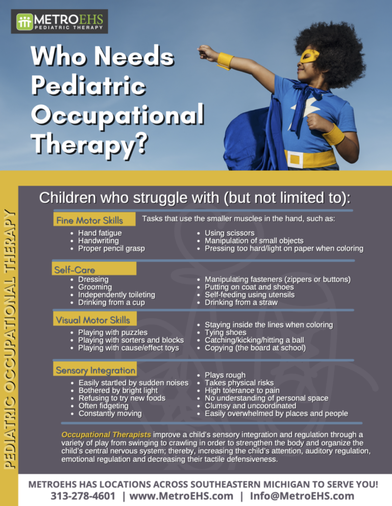 Occupational Therapy - MetroEHS Pediatric Therapy